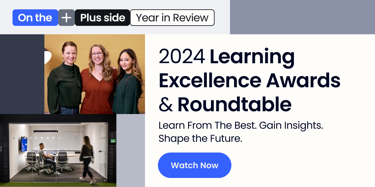 2024 Learning Excellence Awards and Roundtable presented by Thinkific Plus